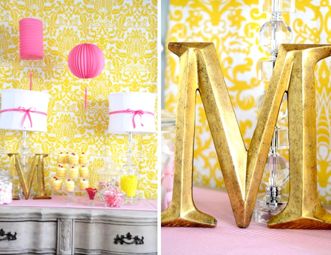 A Pink And Yellow Birthday Party Feature