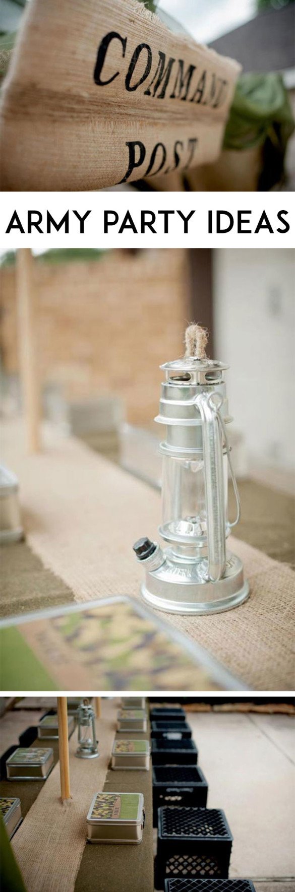 Army Party Ideas on Love The Day