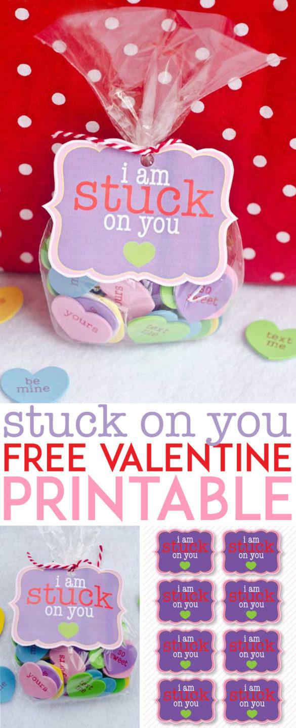 I'm Stuck On You Valentine Tag & Idea by Lindi Haws of Love The Day