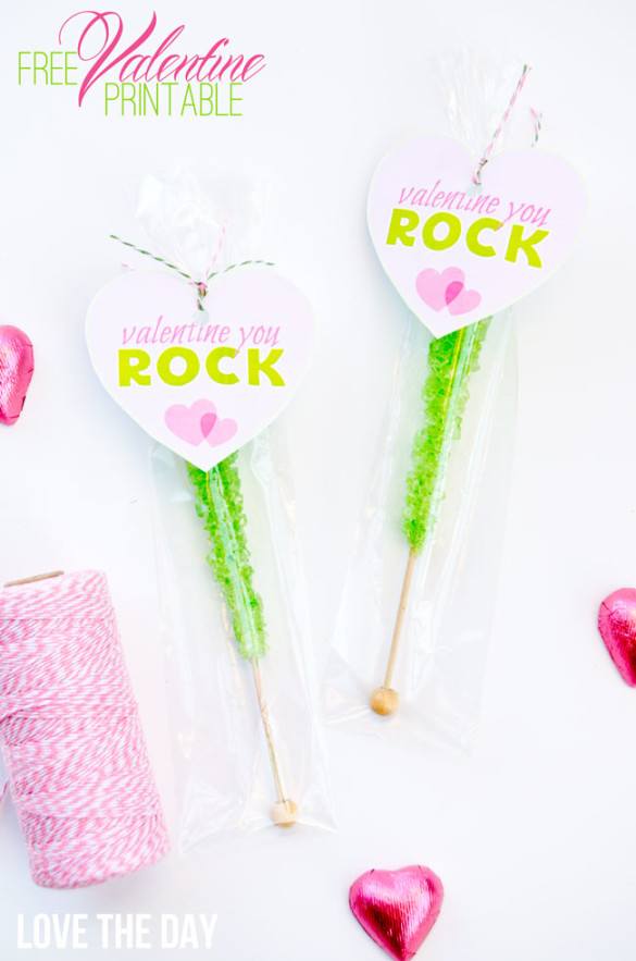 FREE 'You Rock' Valentine & A Share The Love Blog Hop