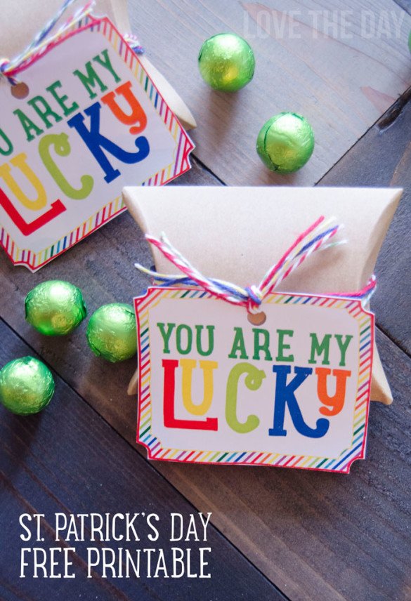 'You Are My Lucky' FREE St. Patrick's Day PRINTABLE by Love The Day