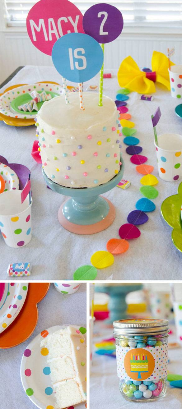 Polka Dot Birthday Party by Love The Day