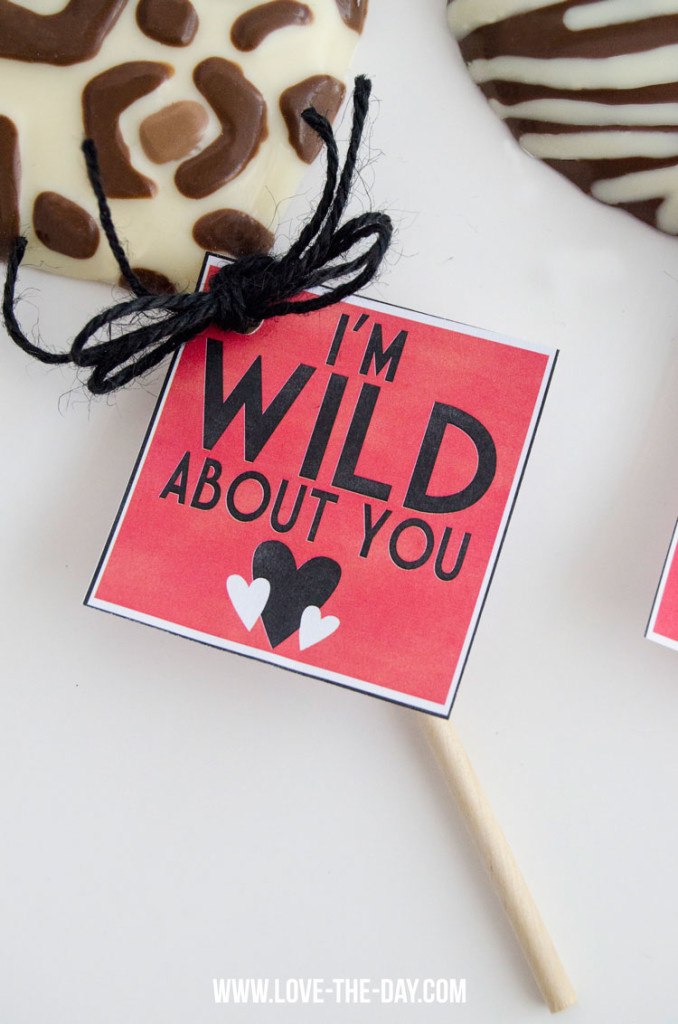 Wild About You Valentine Idea & Printable by Love The Day