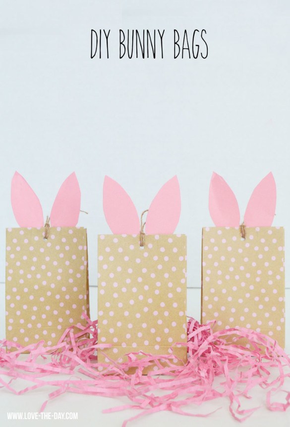 DIY Bunny Craft Bags by Lindi Haws of Love The Day