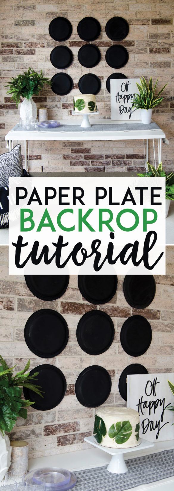 DIY Backdrop for Baby Shower - Love The Day