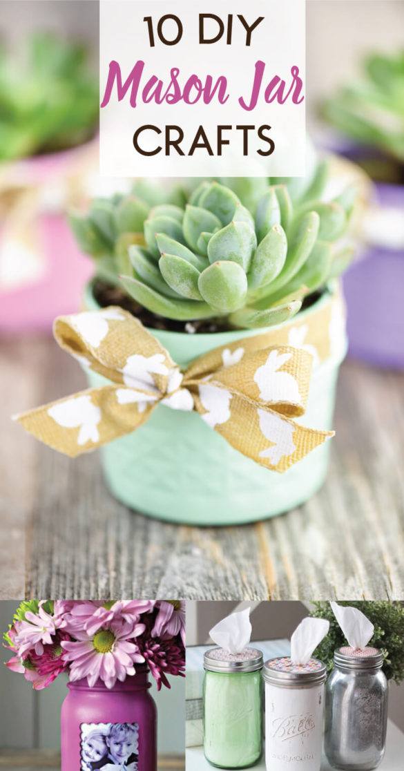 10 Diy Mason Jar Crafts For Sprucing Up Your Home On Love The Day