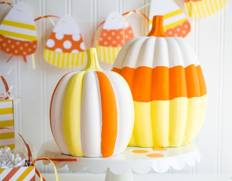 Easy Candy Corn Crafts by Fawn Parties on Love the Day