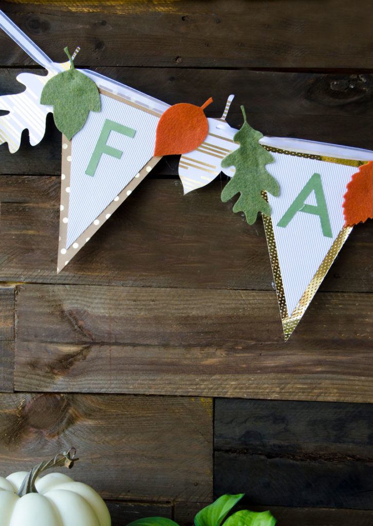DIY Fall Banner with the Cricut Maker by Lindi Haws of Love The Day