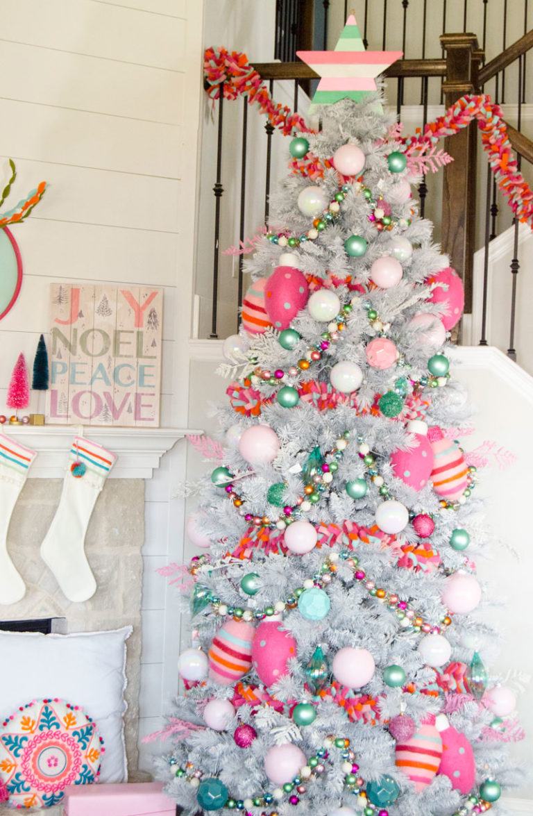 Whimsical BoHo Christmas Tree Michaels Dream Tree Challenge 2017