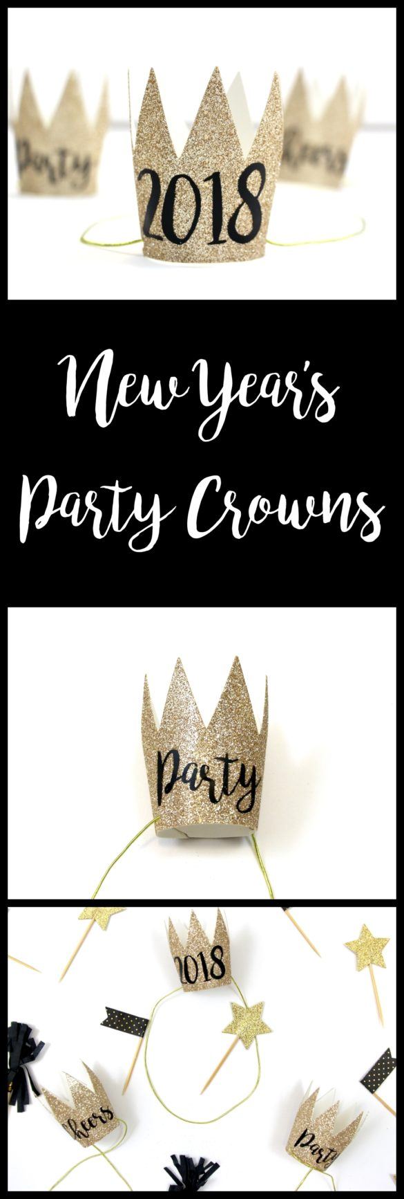 DIY Party Crowns :: New Year's Inspiration by Polka Dotted Blue Jay on ...