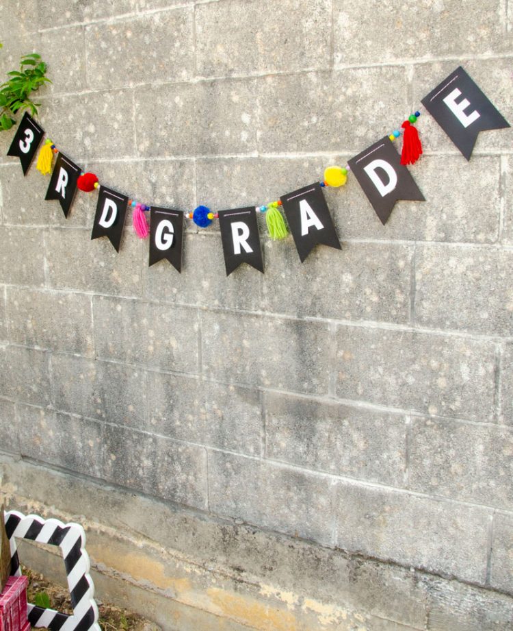 Back To School Grade Banner Tutorial by Lindi Haws of Love The Day