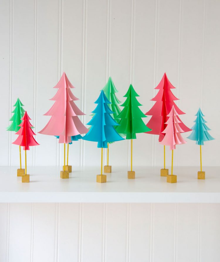 Paper Christmas Tree Tutorial by Lindi Haws of Love The Day