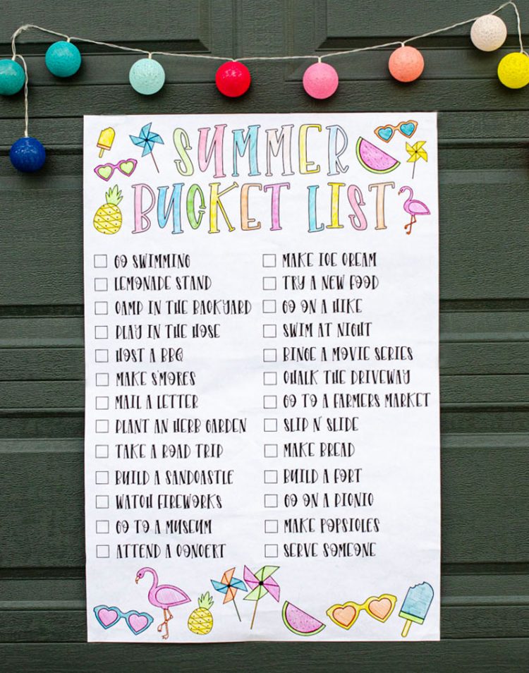 Summer Boredom Busters & FREE PRINTABLE by Love The Day