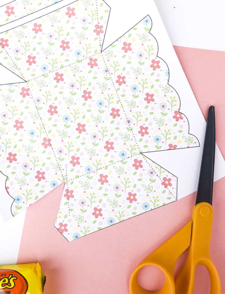 Indoor Easter Egg Hunt & Printable Easter Basket Template