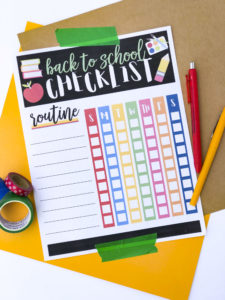 School Morning Routine PRINTABLE by Love The Day