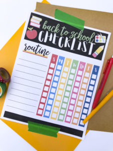 School Morning Routine PRINTABLE by Love The Day