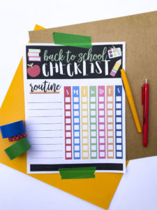 School Morning Routine PRINTABLE by Love The Day